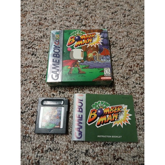 Video Games & Consoles | Bomberman Pocket Gbc W Manual Gameboy Color ...